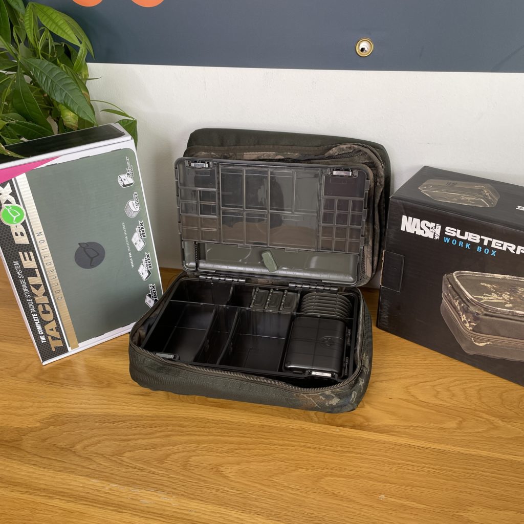 Nash work box & korda tackle box collection – Carp Tackle Giveaways