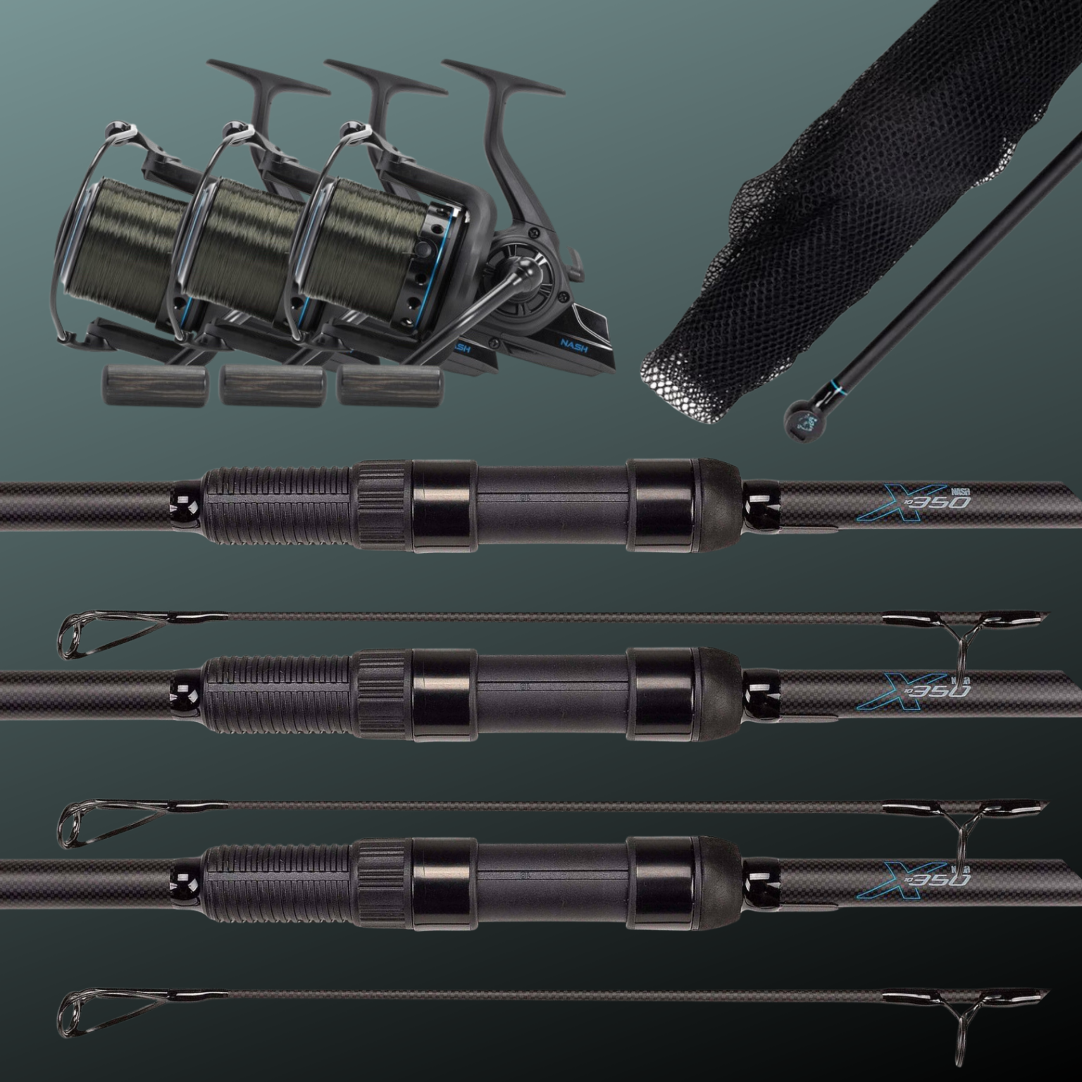 Nash X series bundle 3 rod bundle – Carp Tackle Giveaways