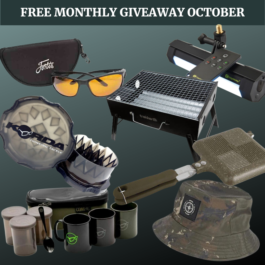 FREE monthly giveaway October – Carp Tackle Giveaways