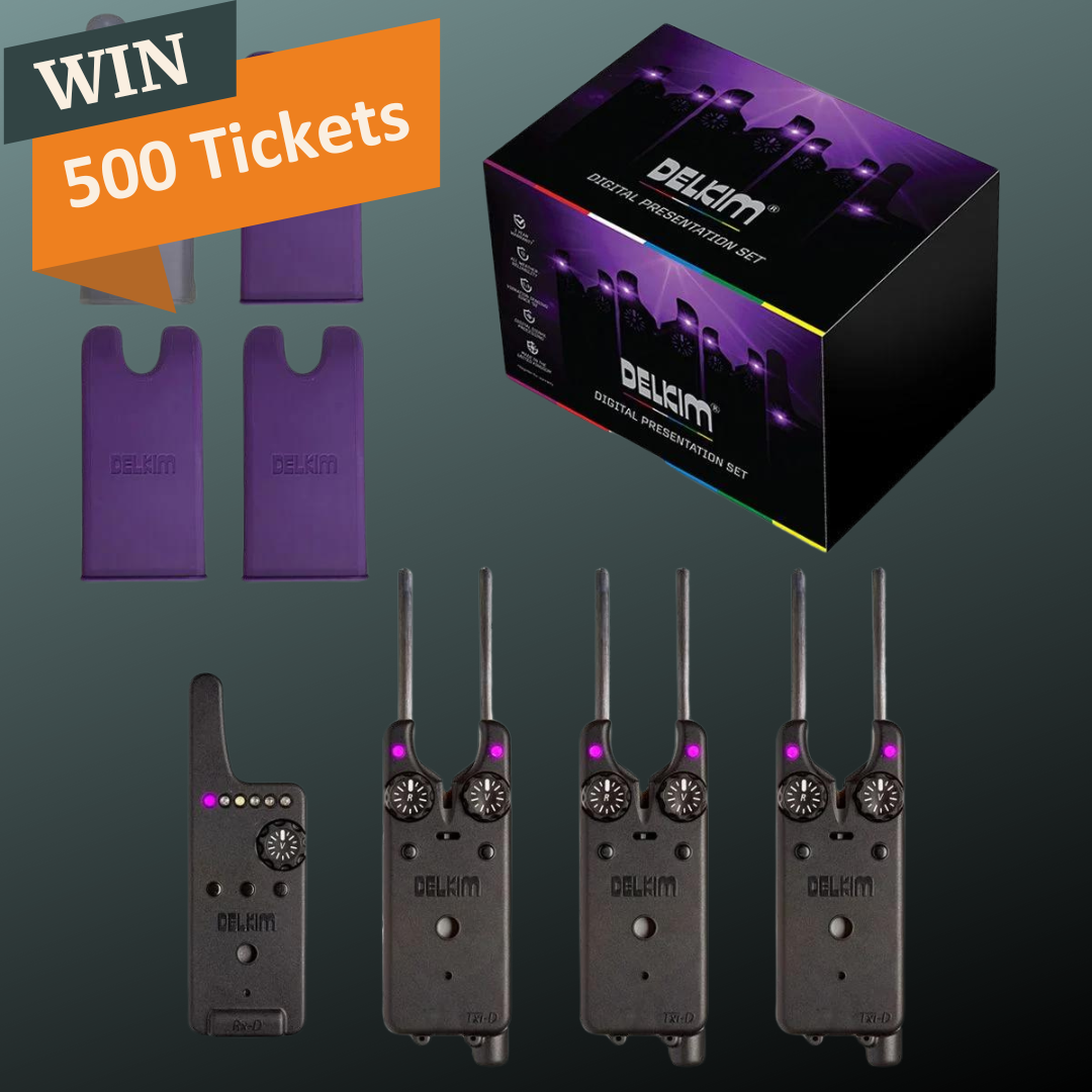 Win Max Entries into Delkim 3 Rod Presentation Set – Carp Tackle Giveaways