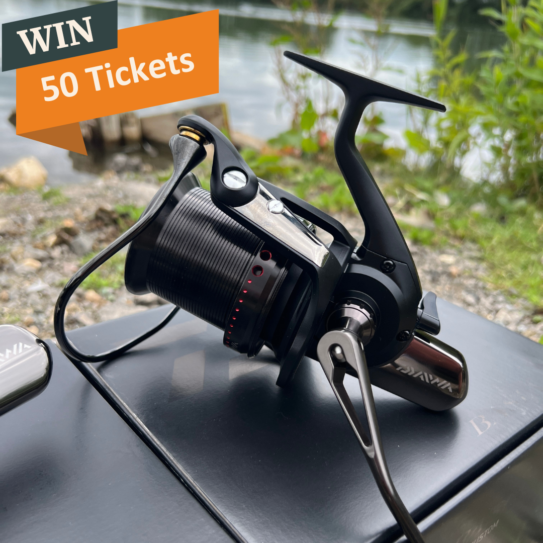 Win 50 Tickets into 3 x Daiwa Basia Custom Reels – Carp Tackle Giveaways